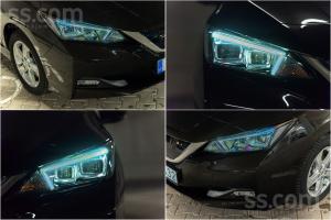 Black Nissan Leaf 2021 in Riga, with an engine capacity of 0.00 L and mileage of 19 thousand km for 17500 €, photo 14 on AUTOMOTO.COM.LV