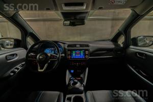 Black Nissan Leaf 2021 in Riga, with an engine capacity of 0.00 L and mileage of 19 thousand km for 17500 €, photo 24 on AUTOMOTO.COM.LV