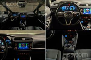 Black Nissan Leaf 2021 in Riga, with an engine capacity of 0.00 L and mileage of 19 thousand km for 17500 €, photo 29 on AUTOMOTO.COM.LV