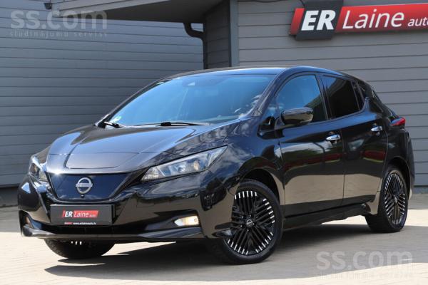 Black Nissan Leaf 2022 in Tukums, with an engine capacity of 0.00 L and mileage of 63 thousand km for 16500 €, photo 2 on AUTOMOTO.COM.LV