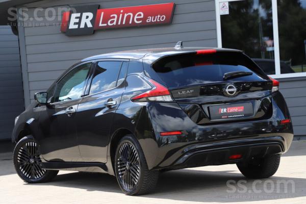 Black Nissan Leaf 2022 in Tukums, with an engine capacity of 0.00 L and mileage of 63 thousand km for 16500 €, photo 4 on AUTOMOTO.COM.LV