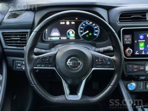 Black Nissan Leaf 2022 in Riga, with an engine capacity of 0.00 L and mileage of 73 thousand km for 16450 €, photo 13 on AUTOMOTO.COM.LV