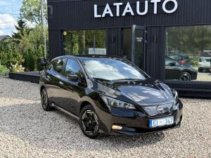 Melns Nissan Leaf 2022 Rīga, ar dzinēja tilpumu 0.00 L un nobraukumu 55 tūkst. km par 16550 €, foto  vietnē AUTOMOTO.COM.LV