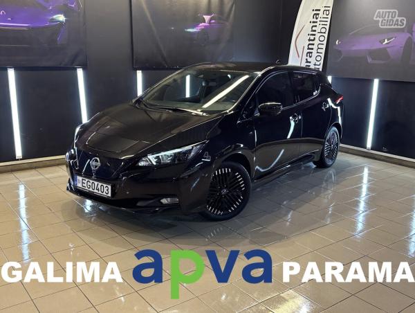 Black Nissan Leaf 2022 in Avizieniai, with an engine capacity of 0.00 L and mileage of 62 thousand km for 16750 €, photo 1 on AUTOMOTO.COM.LV