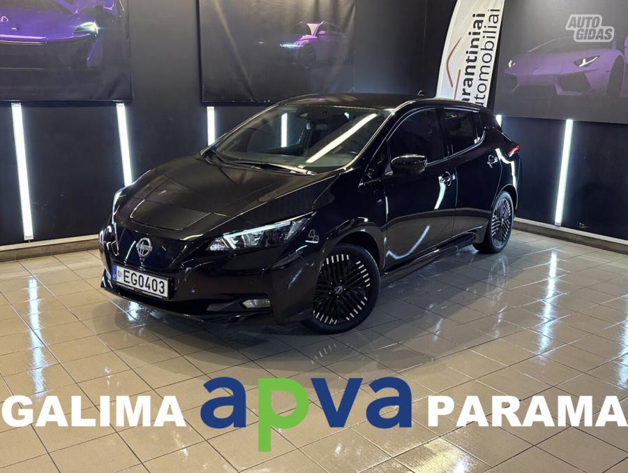 Черный Ниссан Лиф 2022 в Авиженяй, объемом двигателя 0.00 л и пробегом 62 тыс. км за 16750 €, фото 1 на AUTOMOTO.COM.LV