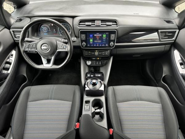 Black Nissan Leaf 2022 in Avizieniai, with an engine capacity of 0.00 L and mileage of 62 thousand km for 16750 €, photo 4 on AUTOMOTO.COM.LV