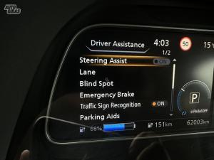 Черный Ниссан Лиф 2022 в Авиженяй, объемом двигателя 0.00 л и пробегом 62 тыс. км за 16750 €, фото 9 на AUTOMOTO.COM.LV