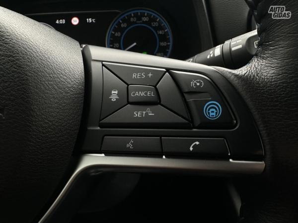 Black Nissan Leaf 2022 in Avizieniai, with an engine capacity of 0.00 L and mileage of 62 thousand km for 16750 €, photo 11 on AUTOMOTO.COM.LV