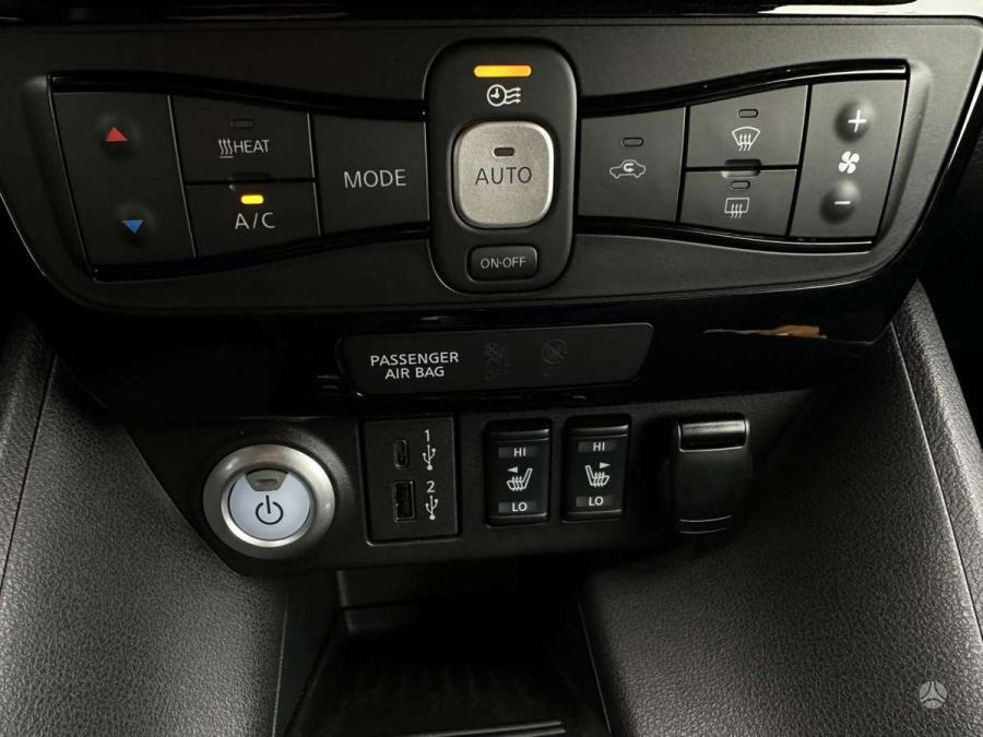 Melns Nissan Leaf 2022 Viļņa, ar dzinēja tilpumu 0.00 L un nobraukumu 62 tūkst. km par 16750 €, foto 18 vietnē AUTOMOTO.COM.LV