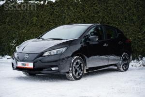 Melns Nissan Leaf 2023 Rīga, ar dzinēja tilpumu 0.00 L un nobraukumu 19 tūkst. km par 19500 €, foto  vietnē AUTOMOTO.COM.LV