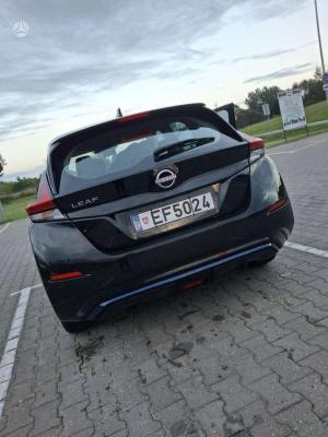 Black Nissan Leaf 2024 in Alytus, with an engine capacity of 0.00 L and mileage of 33 thousand km for 15500 €, photo 11 on AUTOMOTO.COM.LV