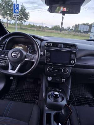 Black Nissan Leaf 2024 in Alytus, with an engine capacity of 0.00 L and mileage of 33 thousand km for 15500 €, photo 14 on AUTOMOTO.COM.LV