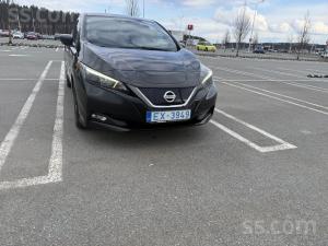 Black Nissan Leaf 2018 in Riga, with an engine capacity of 0.00 L and mileage of 160 thousand km for 10000 €, photo  on AUTOMOTO.COM.LV