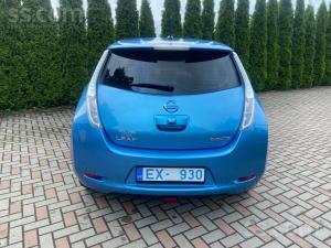 Blue Nissan Leaf 2012 in Riga, with an engine capacity of 0.00 L and mileage of 145 thousand km for 3600 €, photo 5 on AUTOMOTO.COM.LV