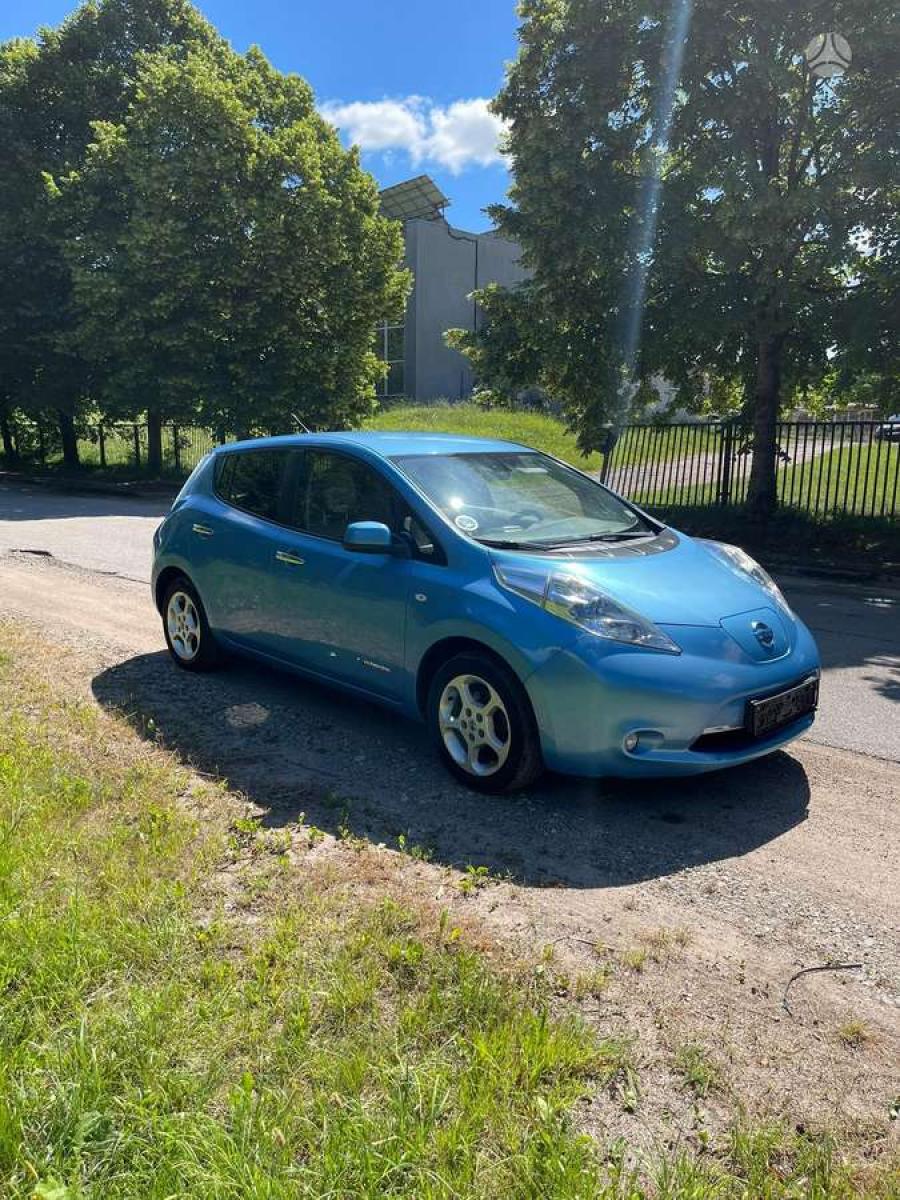 Blue Nissan Leaf 2012 in Telschi, with an engine capacity of 0.00 L and mileage of 161 thousand km for 2900 €, photo 1 on AUTOMOTO.COM.LV