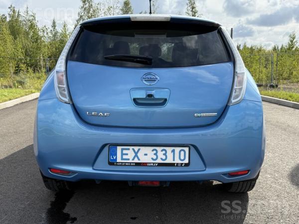 Blue Nissan Leaf 2013 in Liepaja, with an engine capacity of 0.00 L and mileage of 115 thousand km for 3900 €, photo 8 on AUTOMOTO.COM.LV