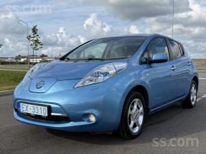Blue Nissan Leaf 2013 in Liepaja, with an engine capacity of 0.00 L and mileage of 115 thousand km for 3900 €, photo  on AUTOMOTO.COM.LV