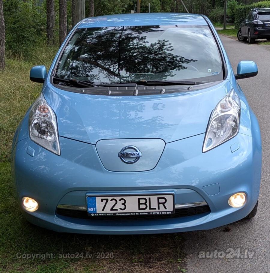 Blue Nissan Leaf 2014 in Tallinn, with an engine capacity of 0.00 L and mileage of 85 thousand km for 3900 €, photo 3 on AUTOMOTO.COM.LV
