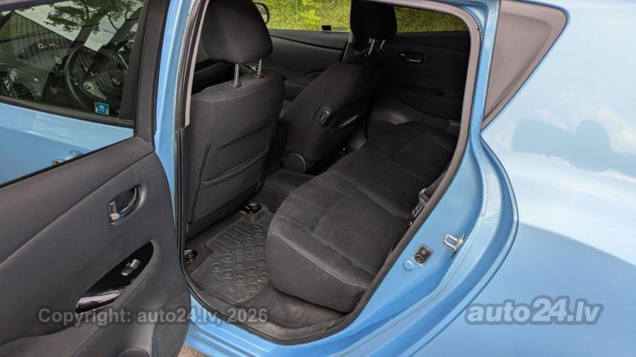 Blue Nissan Leaf 2014 in Tallinn, with an engine capacity of 0.00 L and mileage of 85 thousand km for 3900 €, photo 7 on AUTOMOTO.COM.LV