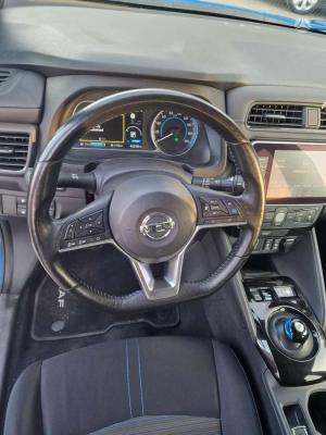 Blue Nissan Leaf 2019 in Kaunas, with an engine capacity of 0.00 L and mileage of 42 thousand km for 13490 €, photo 17 on AUTOMOTO.COM.LV