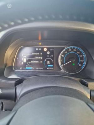 Blue Nissan Leaf 2019 in Kaunas, with an engine capacity of 0.00 L and mileage of 42 thousand km for 13490 €, photo 18 on AUTOMOTO.COM.LV