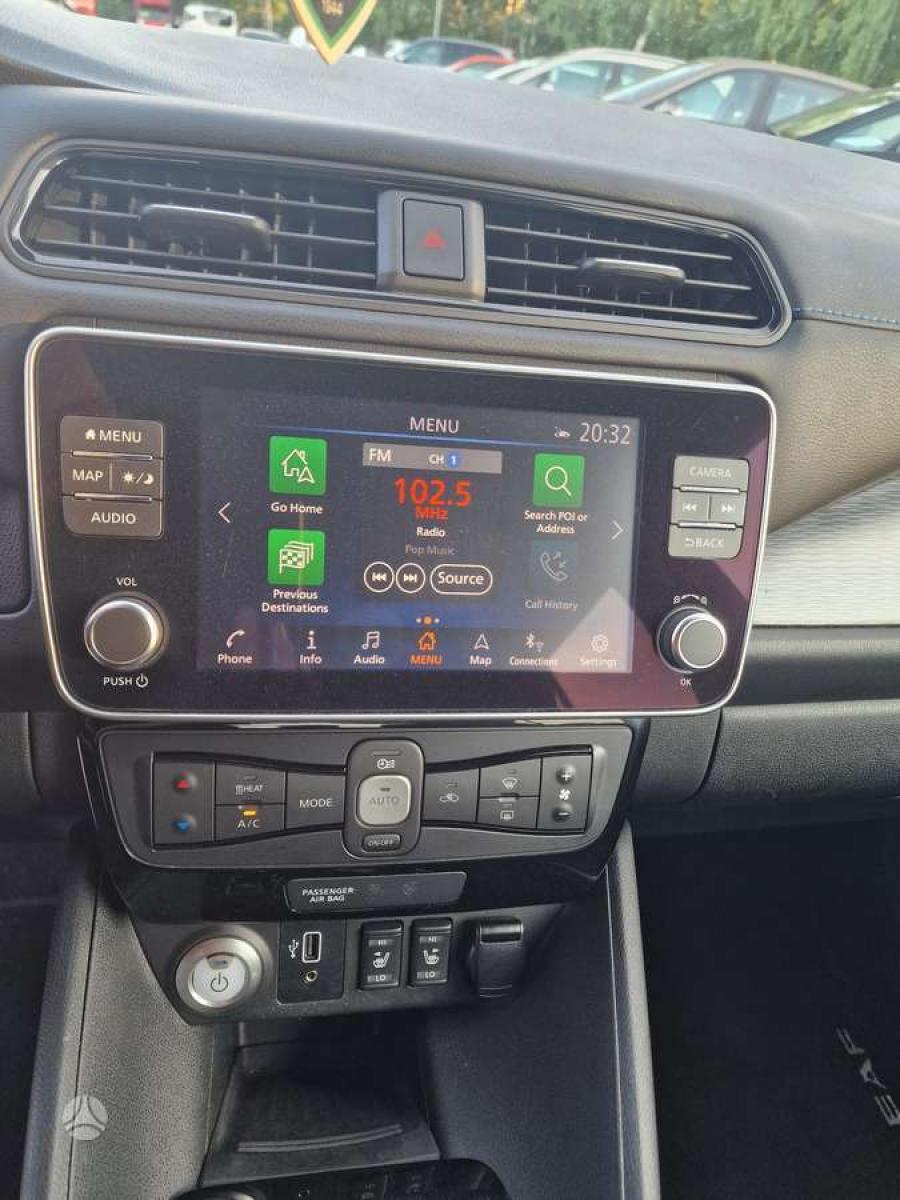 Blue Nissan Leaf 2019 in Kaunas, with an engine capacity of 0.00 L and mileage of 42 thousand km for 13490 €, photo 24 on AUTOMOTO.COM.LV