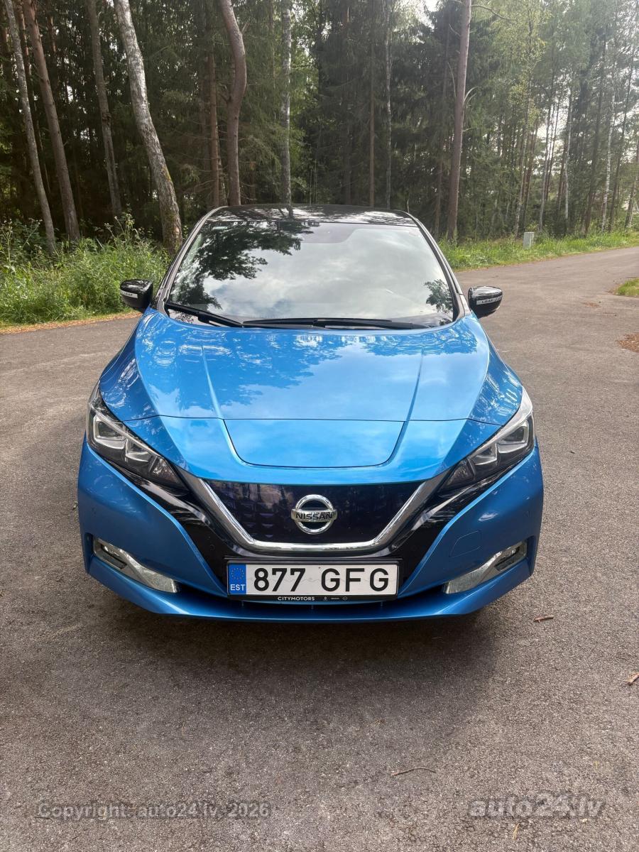 Zils Nissan Leaf 2020 Saku, ar dzinēja tilpumu 0.00 L un nobraukumu 58 tūkst. km par 15400 €, foto 4 vietnē AUTOMOTO.COM.LV