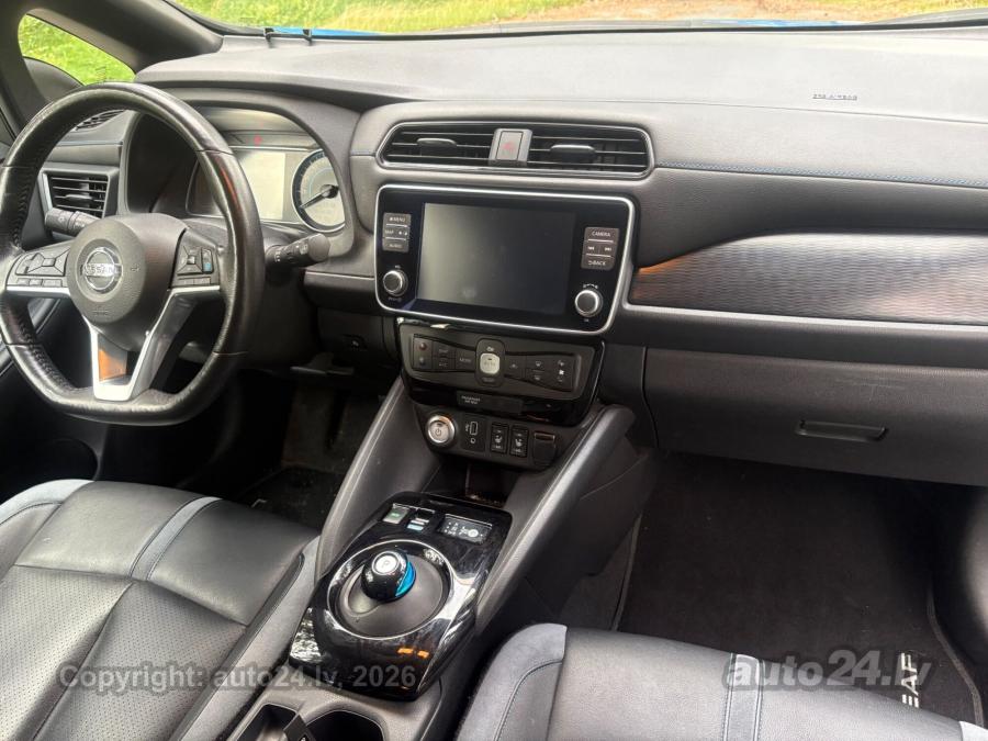 Zils Nissan Leaf 2020 Saku, ar dzinēja tilpumu 0.00 L un nobraukumu 58 tūkst. km par 15400 €, foto 8 vietnē AUTOMOTO.COM.LV