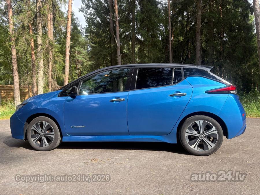 Zils Nissan Leaf 2020 Saku, ar dzinēja tilpumu 0.00 L un nobraukumu 58 tūkst. km par 15400 €, foto 13 vietnē AUTOMOTO.COM.LV