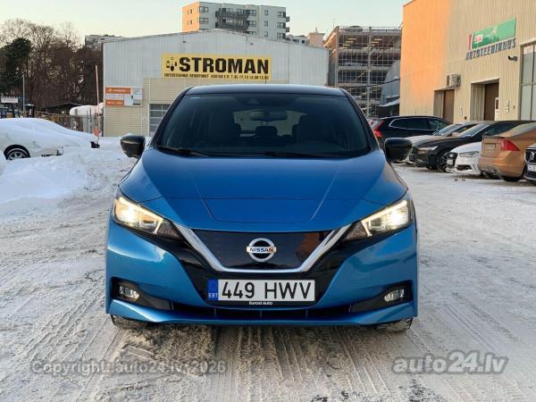 Zils Nissan Leaf 2021 Tallina, ar dzinēja tilpumu 0.00 L un nobraukumu 43 tūkst. km par 17900 €, foto 7 vietnē AUTOMOTO.COM.LV