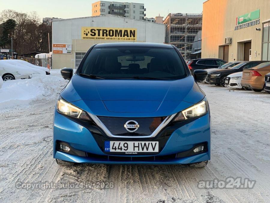 Zils Nissan Leaf 2021 Tallina, ar dzinēja tilpumu 0.00 L un nobraukumu 43 tūkst. km par 17900 €, foto 7 vietnē AUTOMOTO.COM.LV