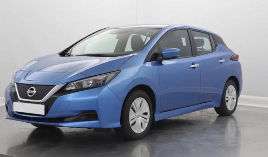 Blue Nissan Leaf 2021 in Riga, with an engine capacity of 0.00 L and mileage of 36 thousand km for 14500 €, photo 1 on AUTOMOTO.COM.LV