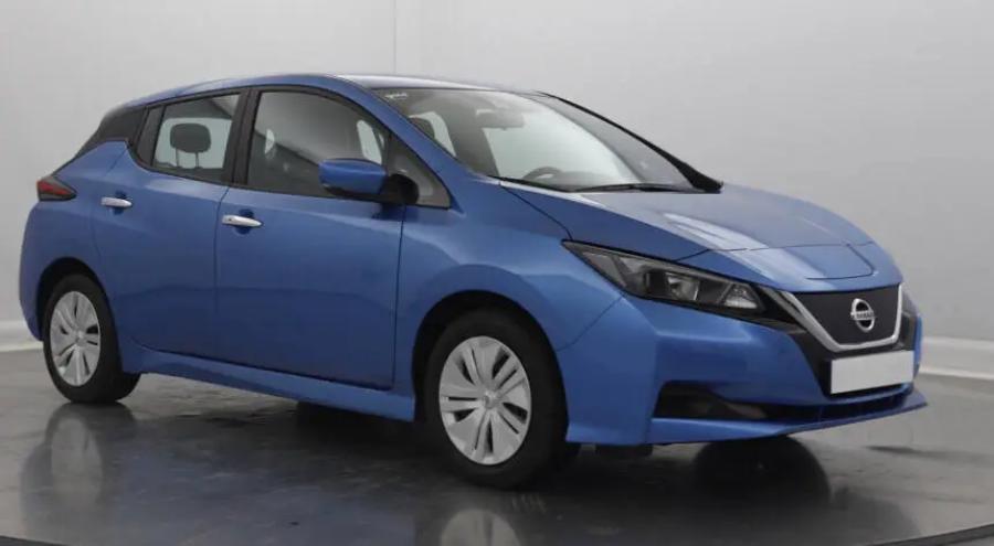 Blue Nissan Leaf 2021 in Riga, with an engine capacity of 0.00 L and mileage of 36 thousand km for 14500 €, photo 5 on AUTOMOTO.COM.LV