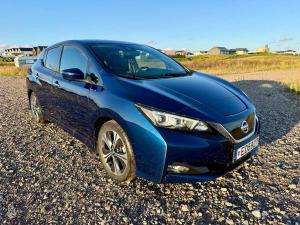Blue Nissan Leaf 2021 in Vilnius, with an engine capacity of 0.00 L and mileage of 44 thousand km for 18500 €, photo 5 on AUTOMOTO.COM.LV