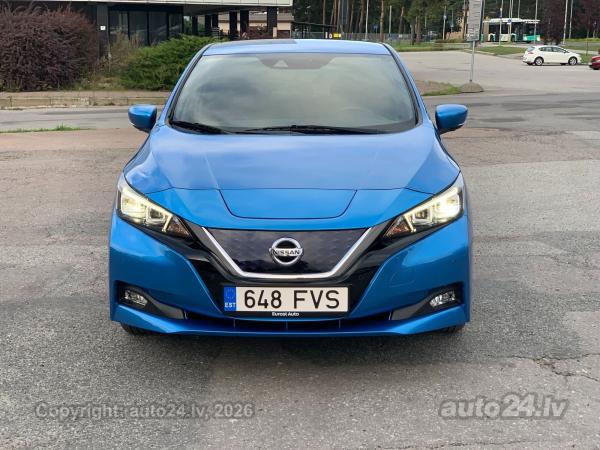 Blue Nissan Leaf 2021 in Tallinn, with an engine capacity of 0.00 L and mileage of 51 thousand km for 15900 €, photo 8 on AUTOMOTO.COM.LV