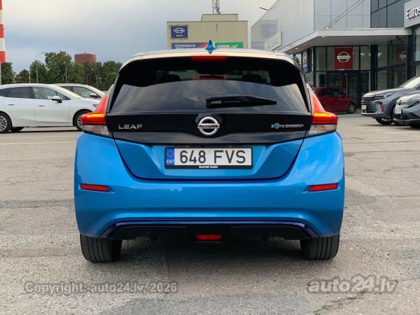 Blue Nissan Leaf 2021 in Tallinn, with an engine capacity of 0.00 L and mileage of 51 thousand km for 15900 €, photo 9 on AUTOMOTO.COM.LV