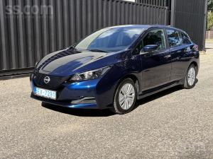 Blue Nissan Leaf 2023 in Riga, with an engine capacity of 0.00 L and mileage of 61 thousand km for 13900 €, photo  on AUTOMOTO.COM.LV