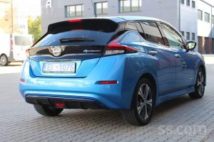 Blue Nissan Leaf 2020 in Riga, with an engine capacity of 0.00 L and mileage of 92 thousand km for 16500 €, photo 5 on AUTOMOTO.COM.LV