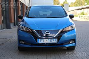 Blue Nissan Leaf 2020 in Riga, with an engine capacity of 0.00 L and mileage of 92 thousand km for 16500 €, photo 6 on AUTOMOTO.COM.LV