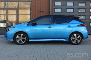 Blue Nissan Leaf 2020 in Riga, with an engine capacity of 0.00 L and mileage of 92 thousand km for 16500 €, photo 8 on AUTOMOTO.COM.LV