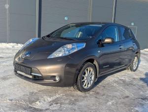 Brown Nissan Leaf 2016 in Kaunas, with an engine capacity of 0.00 L and mileage of 157 thousand km for 4350 €, photo 2 on AUTOMOTO.COM.LV