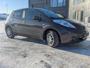 Brown Nissan Leaf 2016 in Kaunas, with an engine capacity of 0.00 L and mileage of 157 thousand km for 4350 €, photo 8 on AUTOMOTO.COM.LV