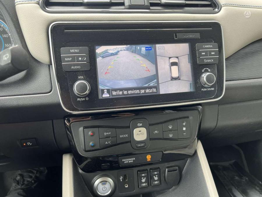 Brūns Nissan Leaf 2018 Alīta, ar dzinēja tilpumu 0.00 L un nobraukumu 152 tūkst. km par 7200 €, foto 27 vietnē AUTOMOTO.COM.LV