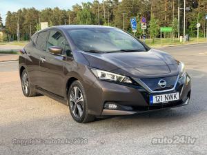 Brown Nissan Leaf 2021 in Tallinn, with an engine capacity of 0.00 L and mileage of 53 thousand km for 14900 €, photo 3 on AUTOMOTO.COM.LV
