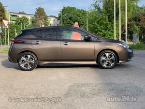 Brown Nissan Leaf 2021 in Tallinn, with an engine capacity of 0.00 L and mileage of 53 thousand km for 14900 €, photo 6 on AUTOMOTO.COM.LV
