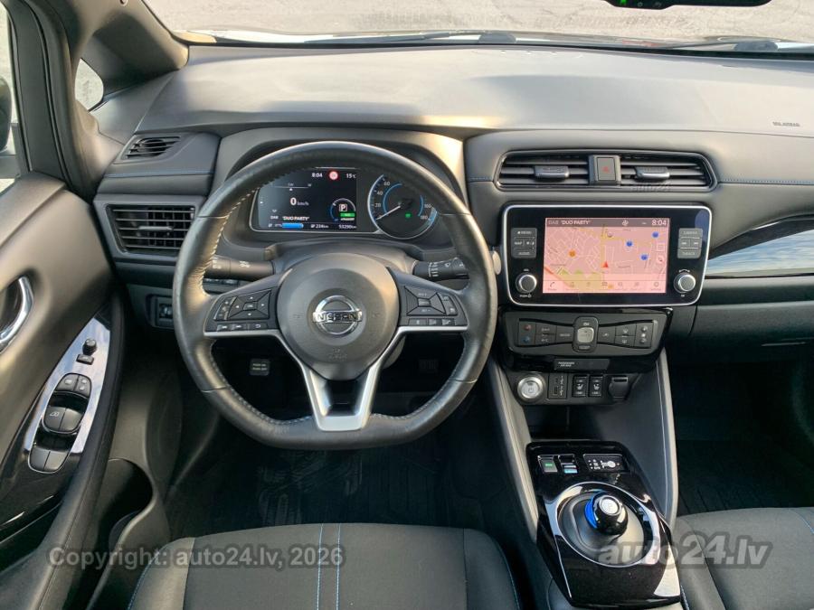 Brown Nissan Leaf 2021 in Tallinn, with an engine capacity of 0.00 L and mileage of 53 thousand km for 14900 €, photo 17 on AUTOMOTO.COM.LV