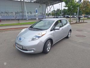 Grey Nissan Leaf 2012 in Klaipeda, with an engine capacity of 0.00 L and mileage of 175 thousand km for 3300 €, photo  on AUTOMOTO.COM.LV