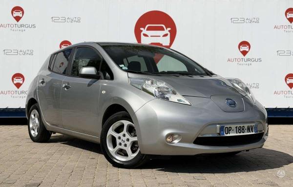 Grey Nissan Leaf 2015 in Taurage, with an engine capacity of 0.00 L and mileage of 73 thousand km for 5300 €, photo 3 on AUTOMOTO.COM.LV