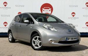 Grey Nissan Leaf 2015 in Taurage, with an engine capacity of 0.00 L and mileage of 73 thousand km for 5300 €, photo 4 on AUTOMOTO.COM.LV