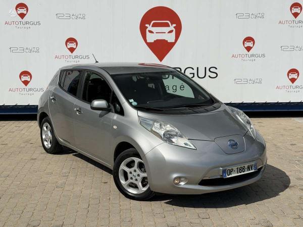 Grey Nissan Leaf 2015 in Taurage, with an engine capacity of 0.00 L and mileage of 73 thousand km for 5300 €, photo 9 on AUTOMOTO.COM.LV